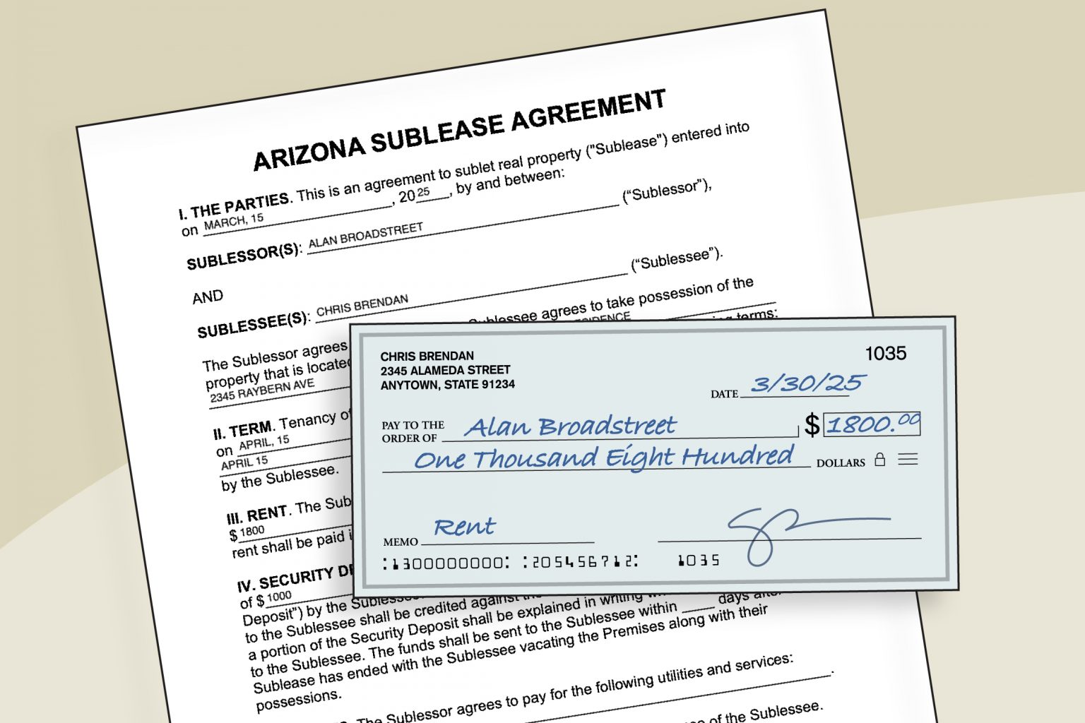 Free Sublease Agreement Template | PDF | WORD | RTF