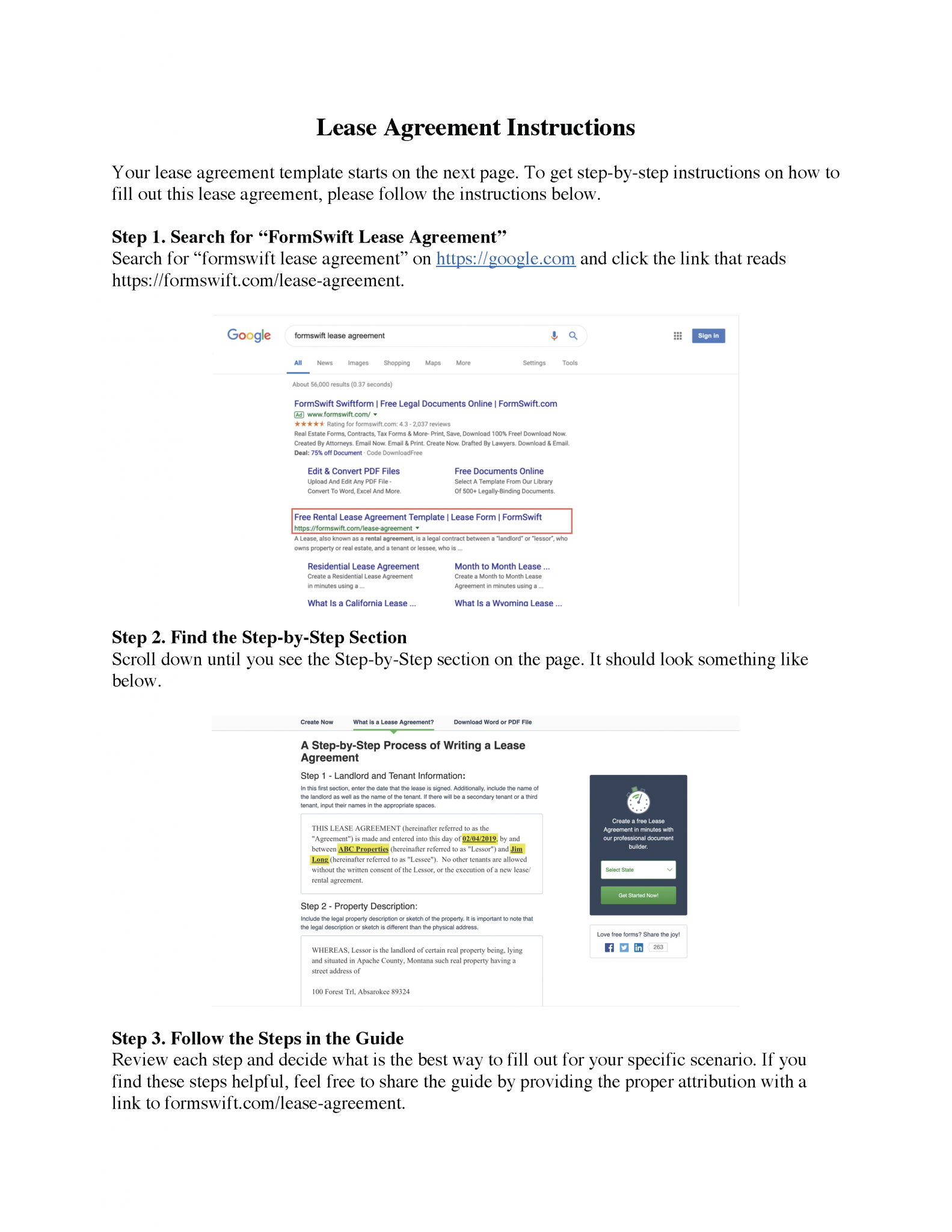 Free New Jersey Standard Residential Lease Agreement | PDF | WORD | RTF
