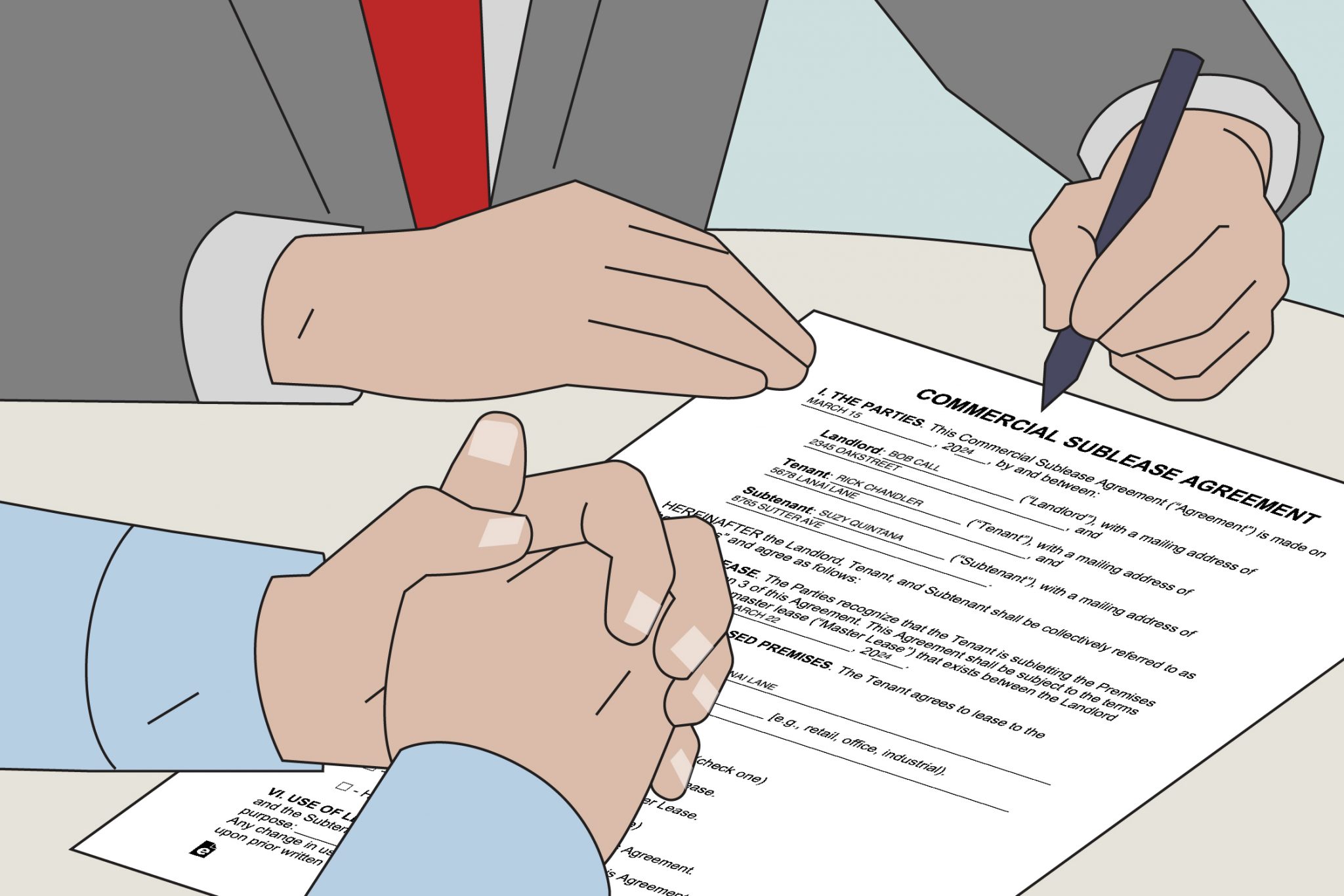 Free Commercial Sublease Agreement Template | PDF | WORD | RTF